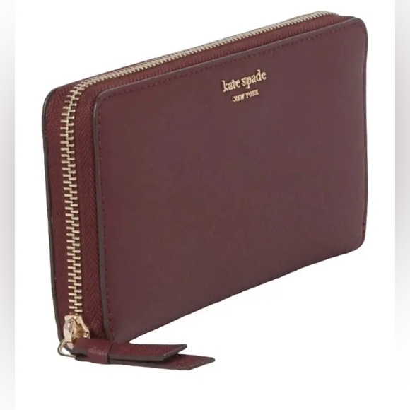 kate spade | Bags | Newkate Spade Lena Large Continental Wallet Pebble ...